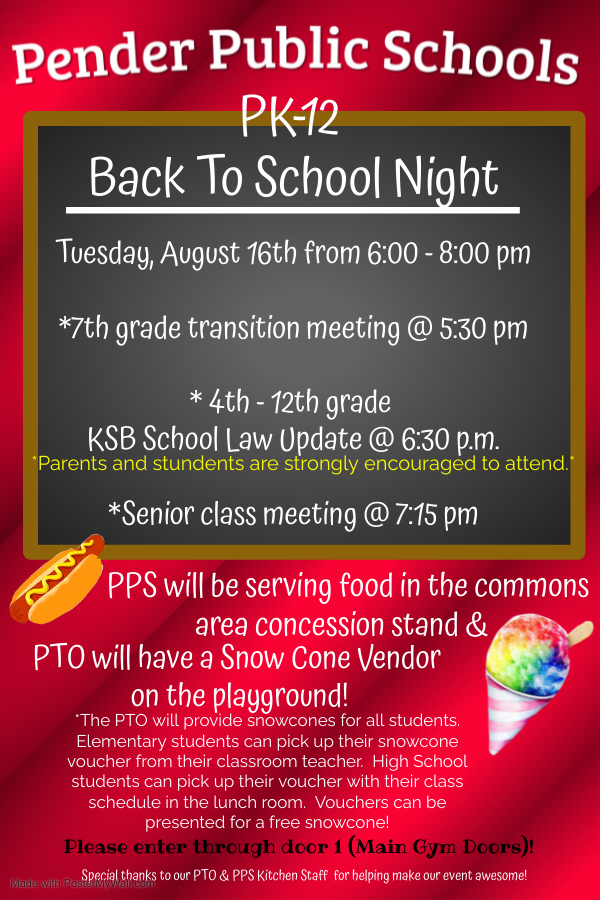 Live Feed | PENDER PUBLIC SCHOOLS